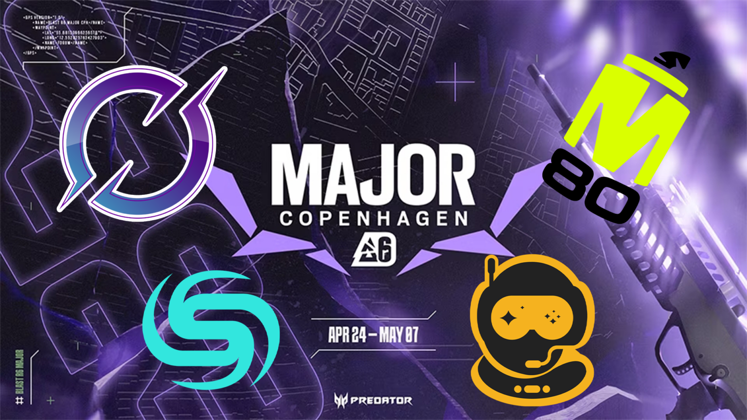 【BLAST R6 Major】Charlotte Major 2022以来の世界一へ！/ NA地域出場チーム紹介 / M80 ...