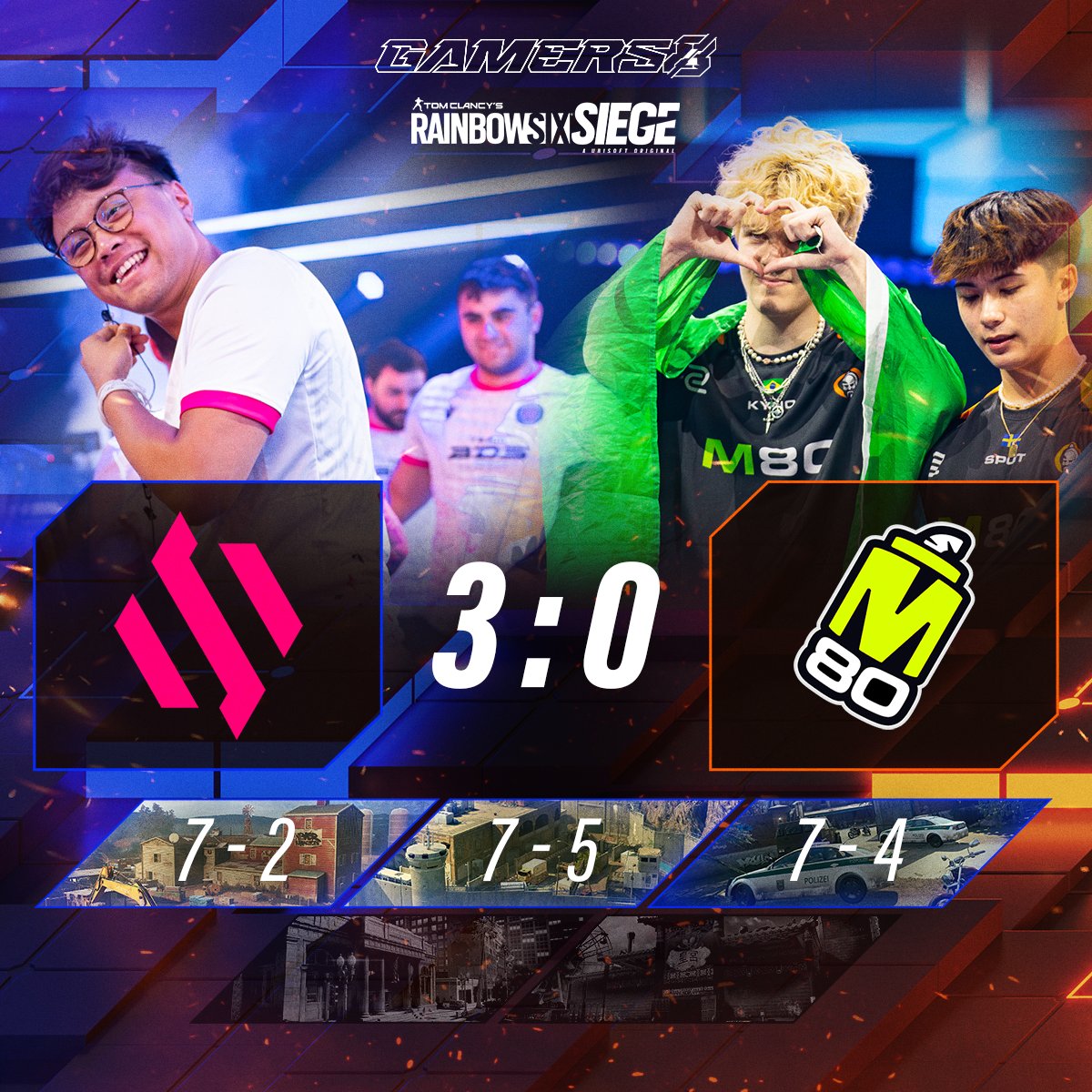 【Gamers8 2023】昨年王者Team BDSが圧巻の強さを見せつけ連覇を達成！ / Gamers8 グランドファイナル 結果 | SiegeGamers