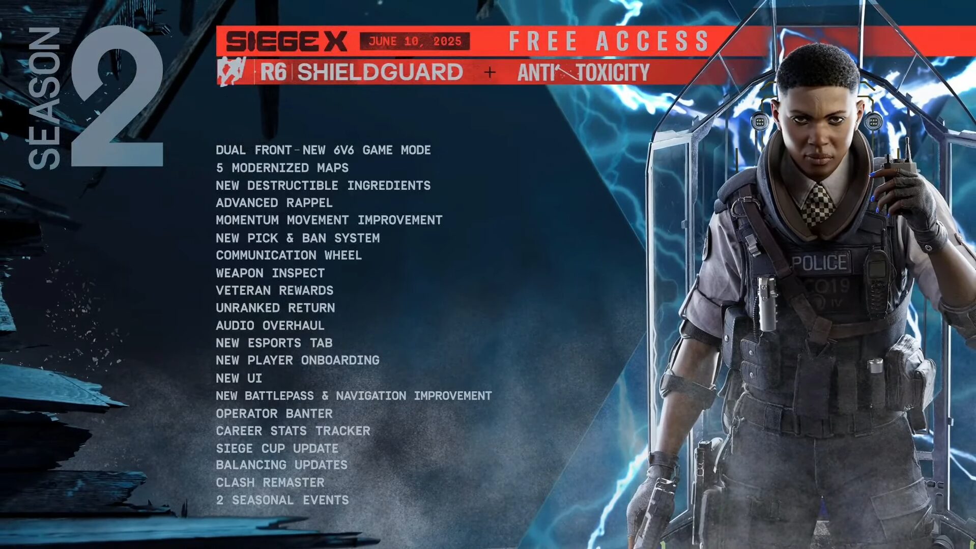 【R6S】いよいよ「Siege X」リリース。Clashのリワークなどのオペレーター調整や各シーズンで実装予定のコンテンツが発表 / Year ...