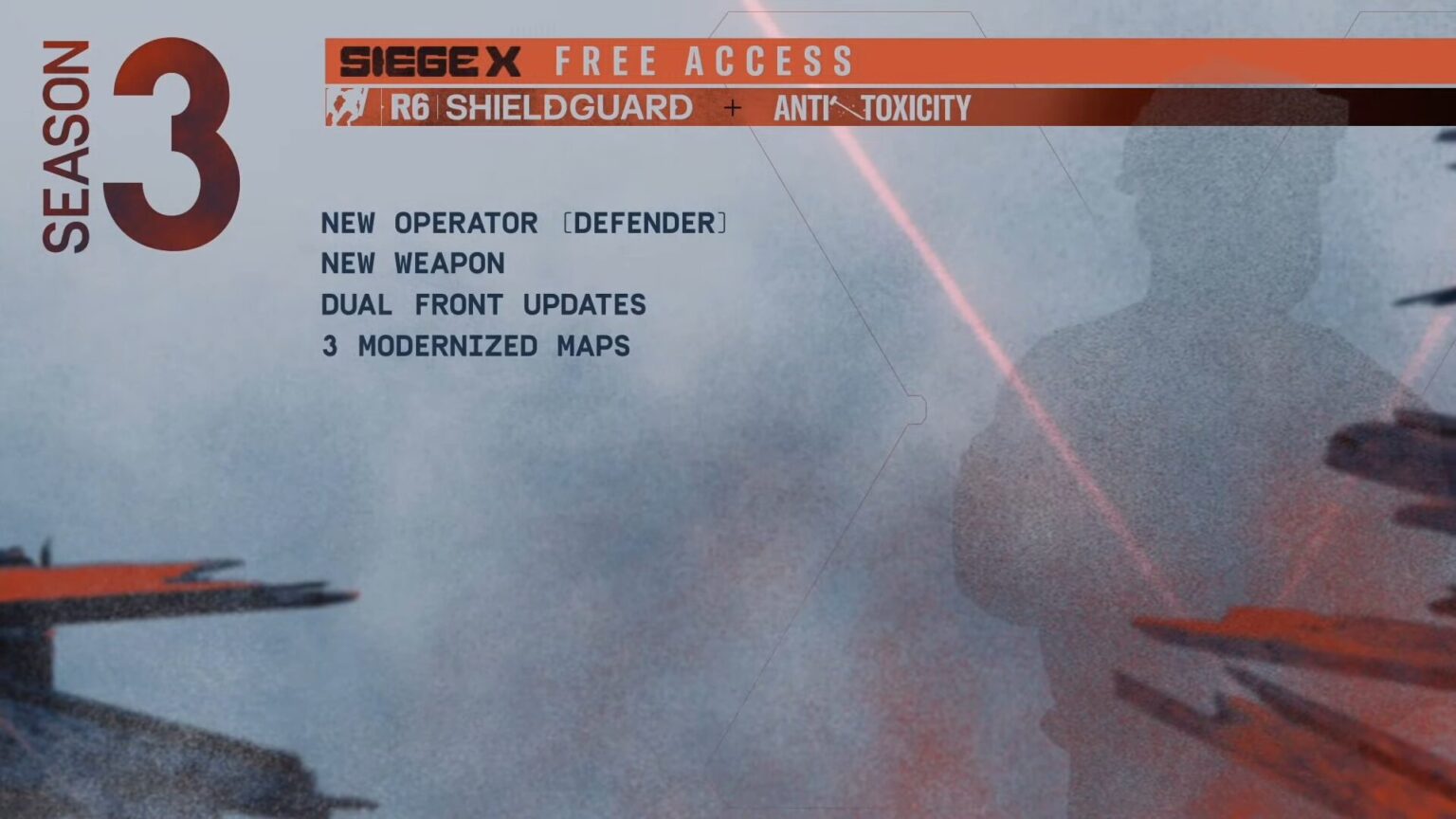 【R6S】いよいよ「Siege X」リリース。Clashのリワークなどのオペレーター調整や各シーズンで実装予定のコンテンツが発表 / Year ...